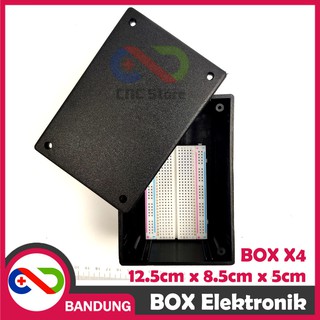 Jual BOX ELEKTRONIK X4 KOTAK RANGKAIAN BOX ARDUINO 12.5x8.5x5 PLASTIK ...