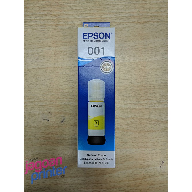 Jual Tinta Epson 001 Yellow Original | Shopee Indonesia
