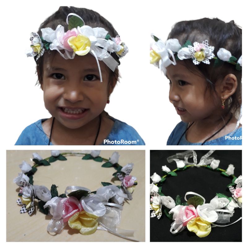Jual MAHKOTA BUNGA PUTIH FLOWER CROWN BANDO BUNGA ANAK DAN DEWASA ...