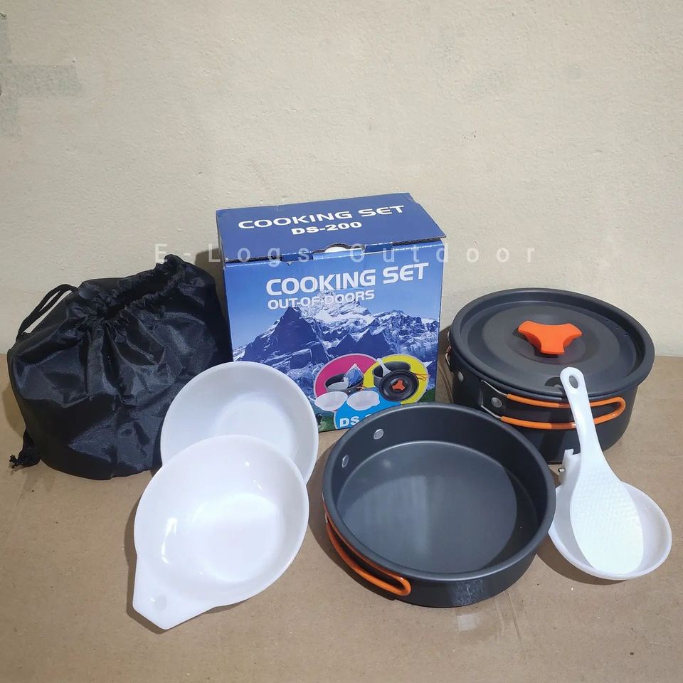 Jual Cooking Set DS 200 Alat Masak Gunung Nesting Outdoor Camping ...