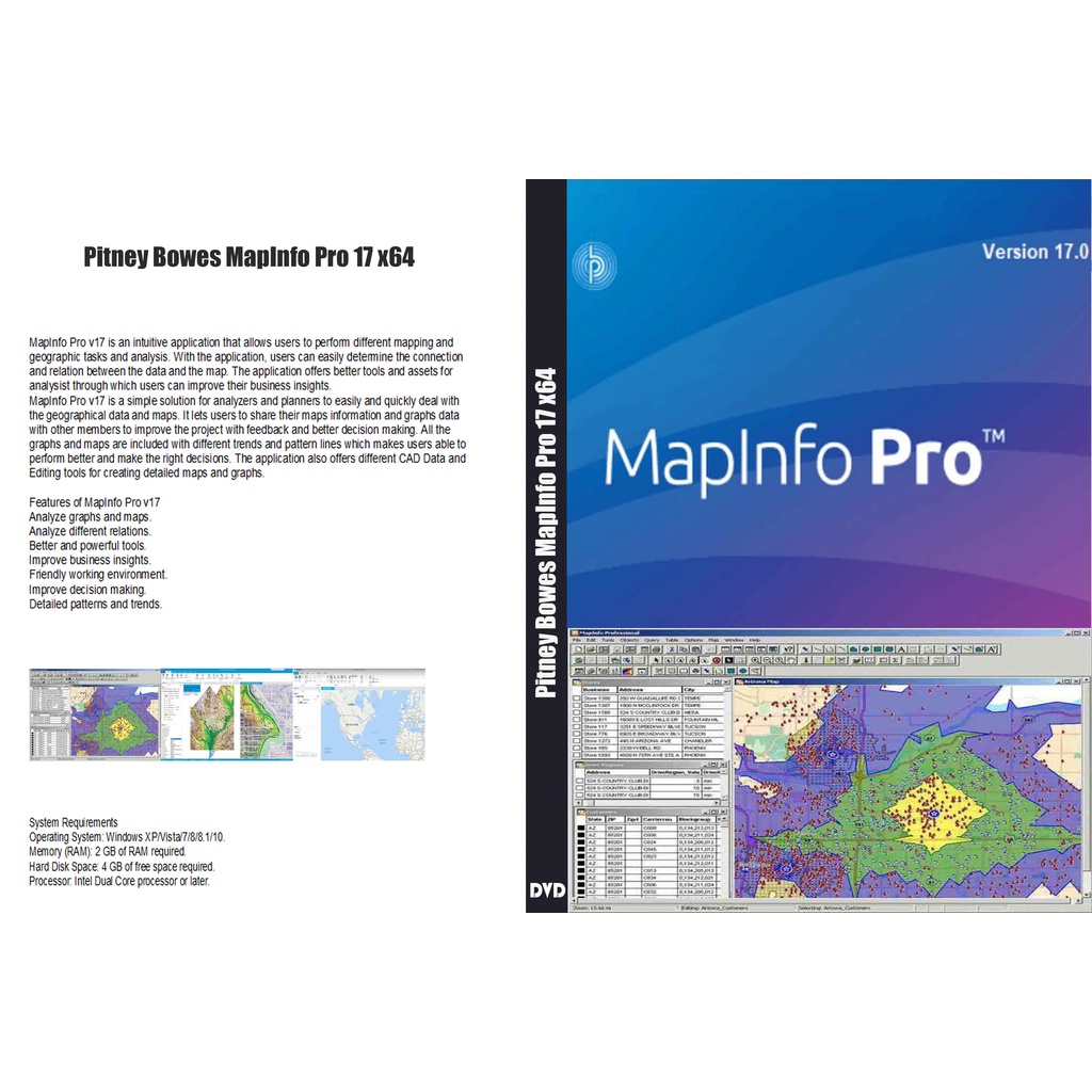 Jual MapInfo Pro 17 x64 | Shopee Indonesia