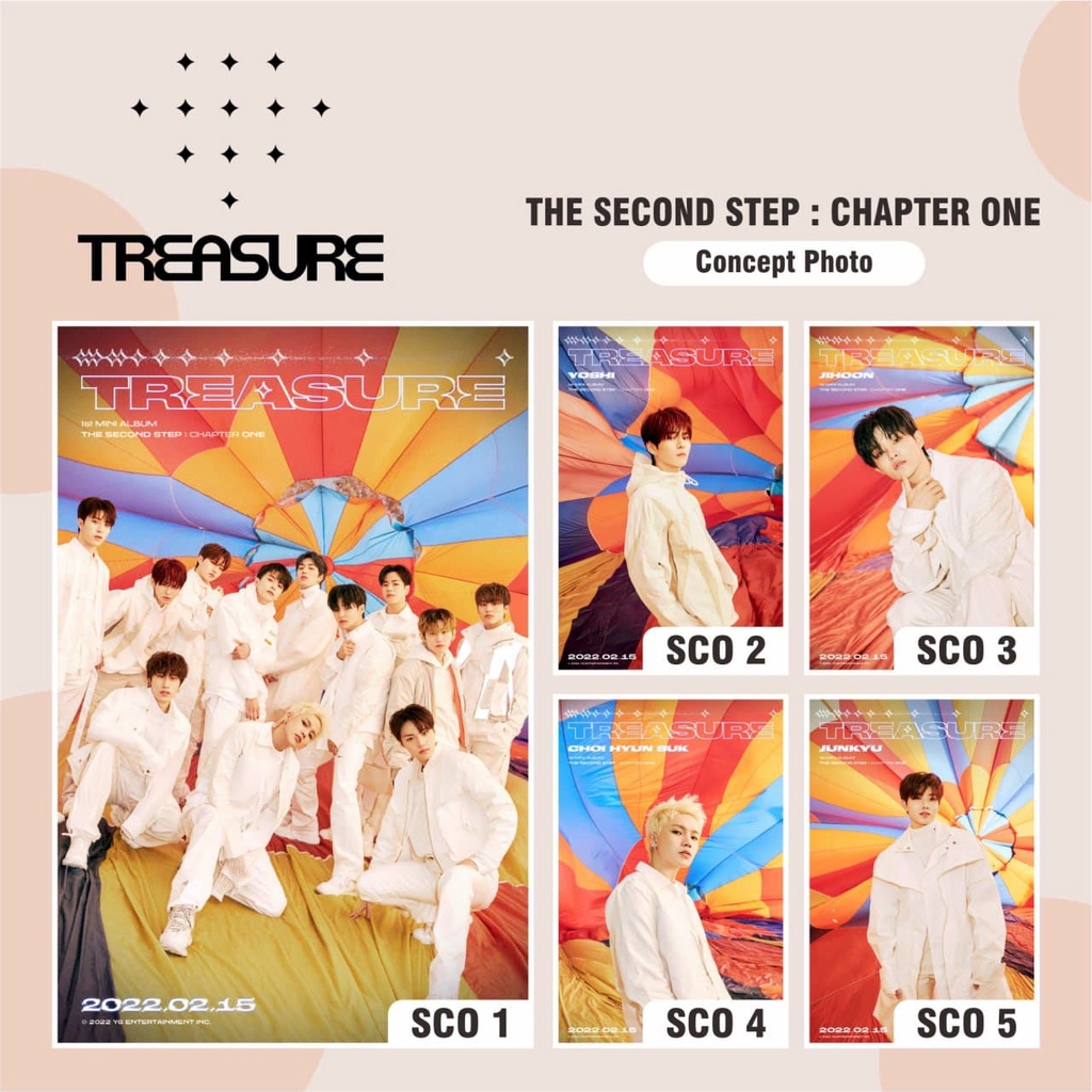 Jual POSTER KPOP TREASURE THE SECOND STEP CHAPTER ONE CONCEPT PHOTO ...