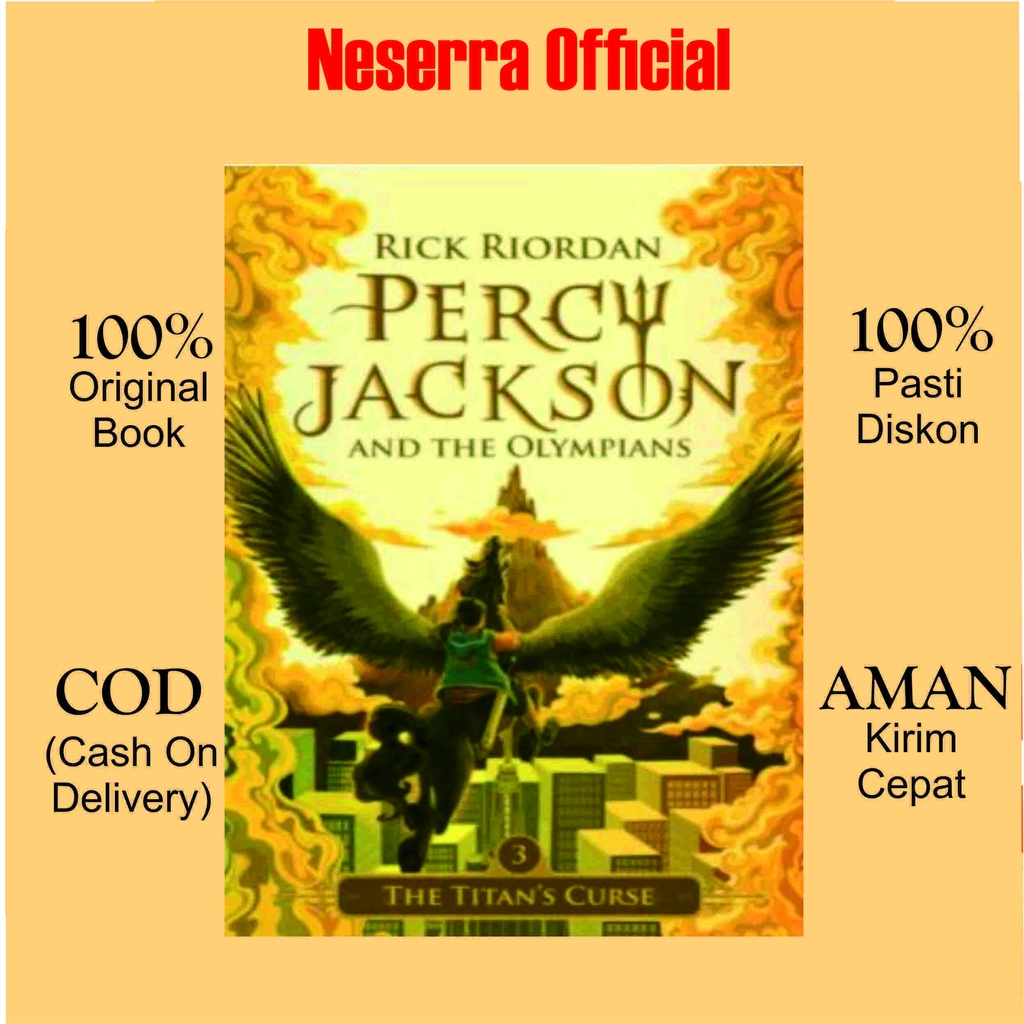 Jual Percy Jackson And The Olympians 3 The Titans Curse Republish