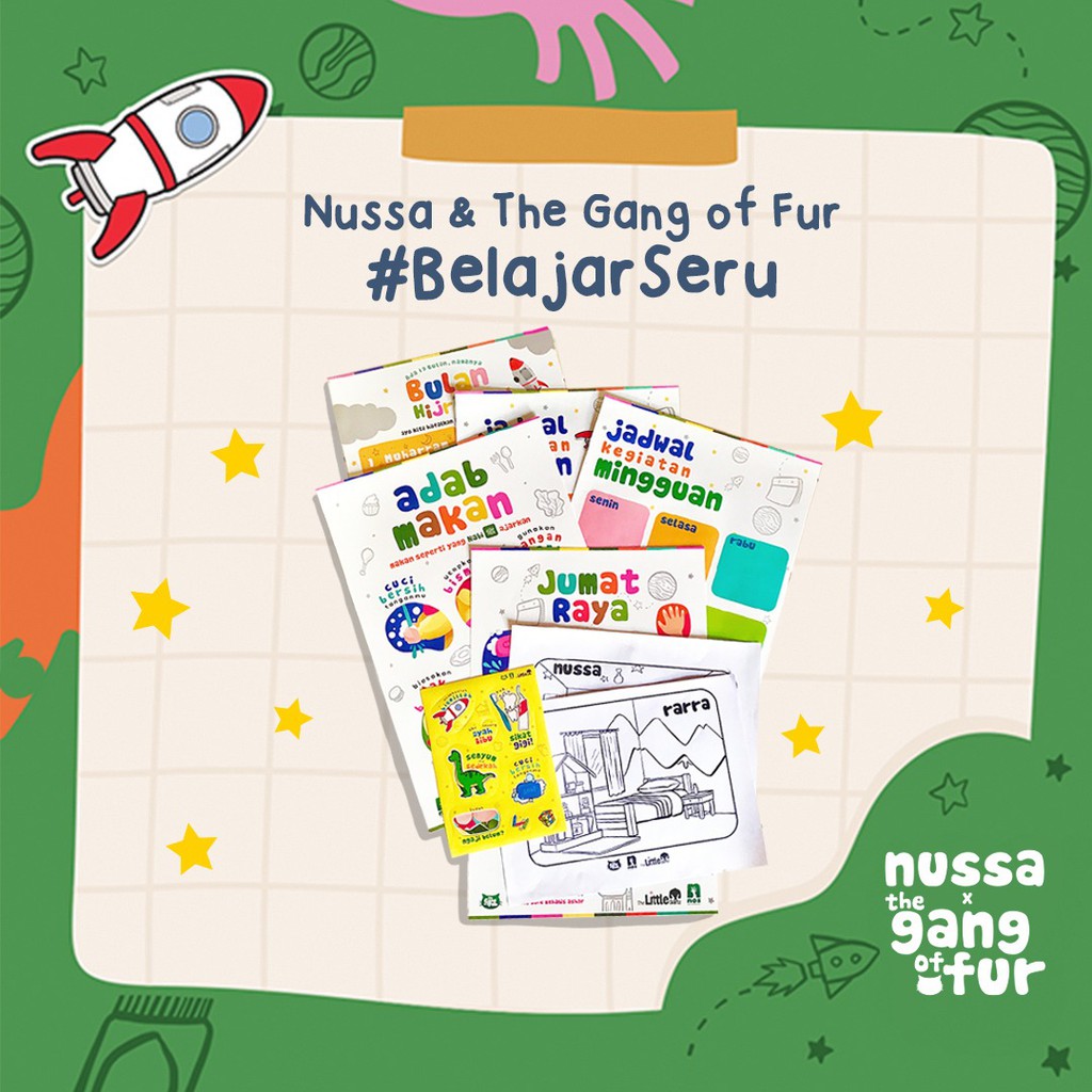 Jual [SALE] PAKET POSTER BELAJAR SERU TGOF X NUSSA | Shopee Indonesia