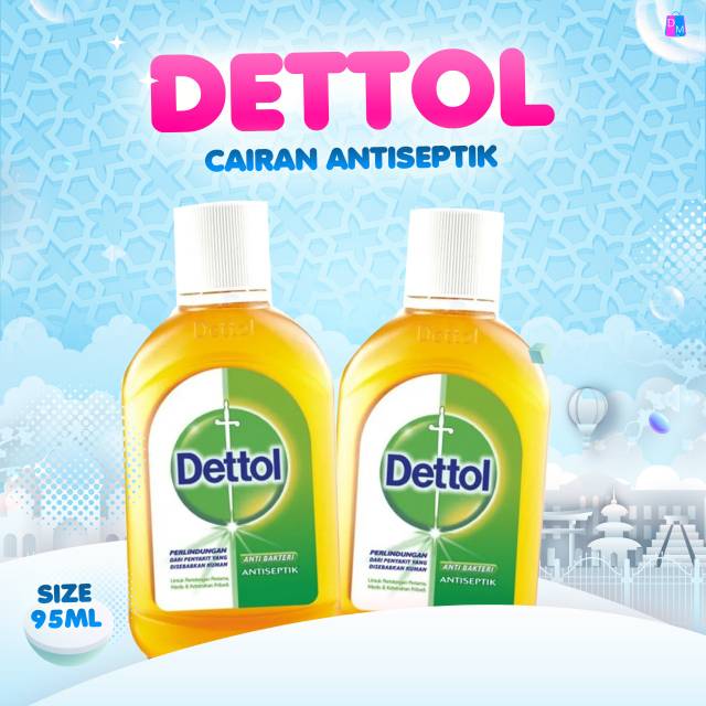 Dettol Cairan disinfektan 95 ML | Shopee Indonesia