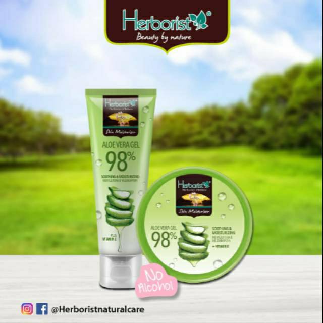 Jual Herborist Aloe Vera Gel 98 100g 250g Shopee Indonesia