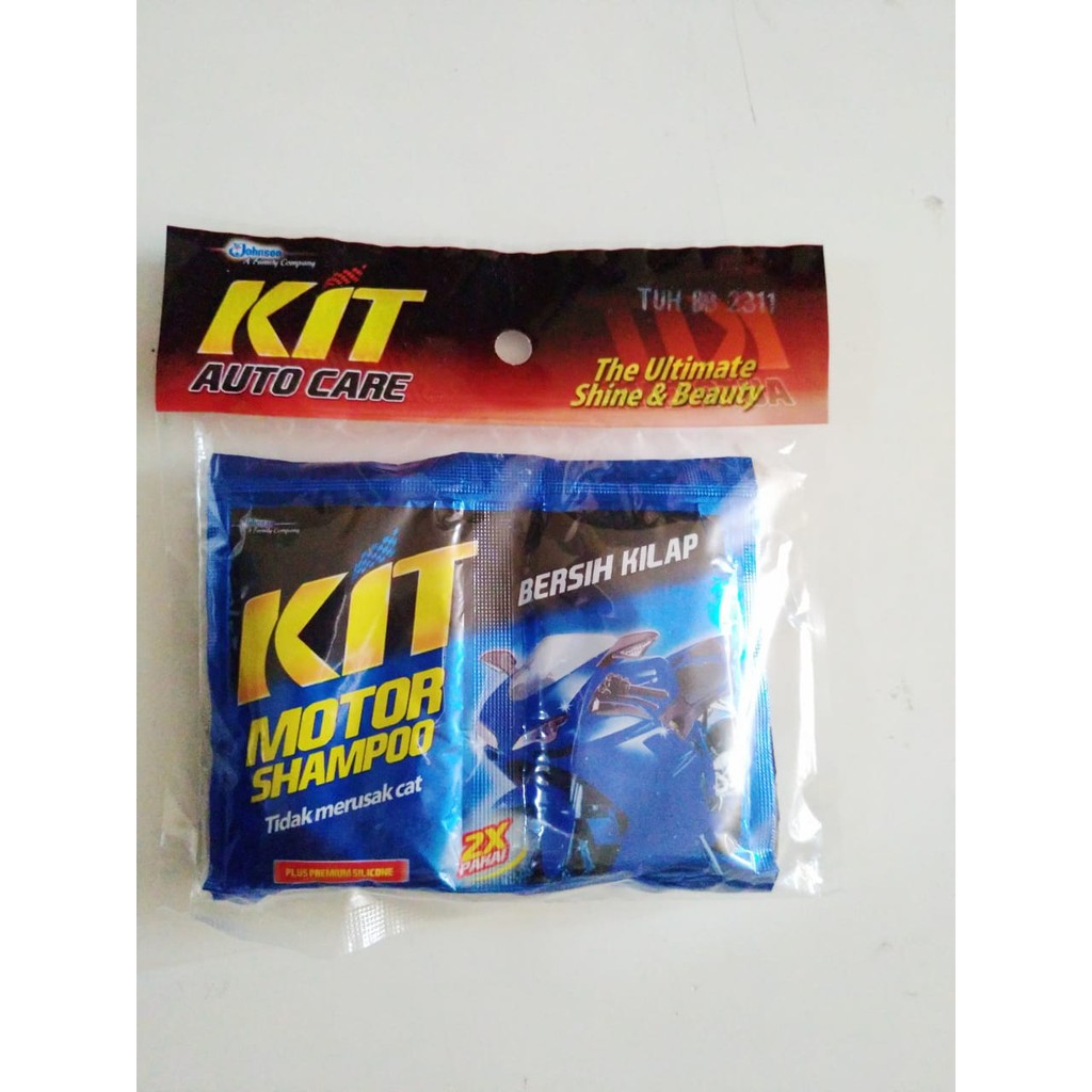 KIT MOTOR SHAMPOO sampo pengkilat body motor kemasan sachet 15ML (6 ...