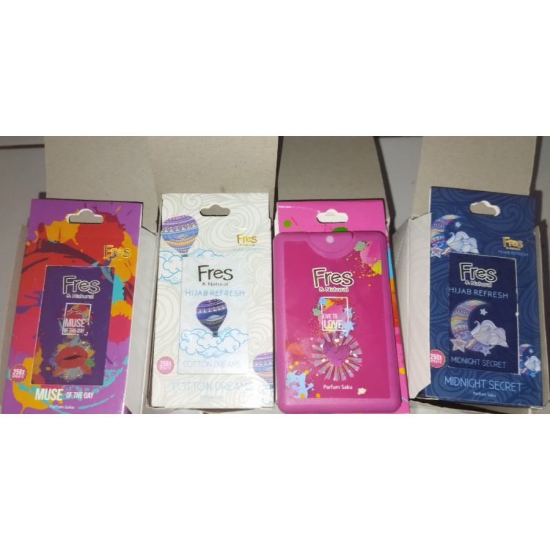Jual Fresh & natural parfum saku spray 18ml | Shopee Indonesia