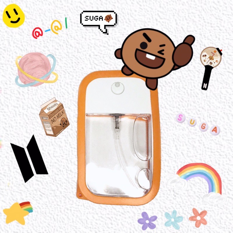 Jual Hand Sanitizer Spray - Orange BTS Edition Indonesia|Shopee Indonesia