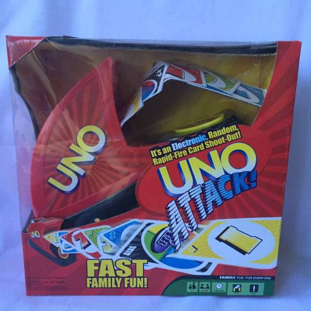 Jual Mainan uno card attack machine mesin kartu uno game keluarga ...