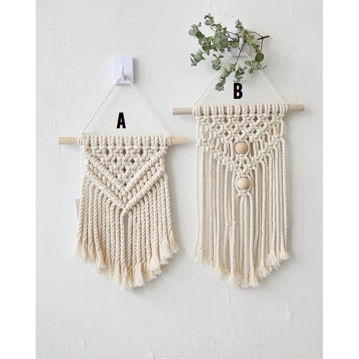Jual macrame mini/ macrame hiasan dinding 82 Indonesia|Shopee Indonesia