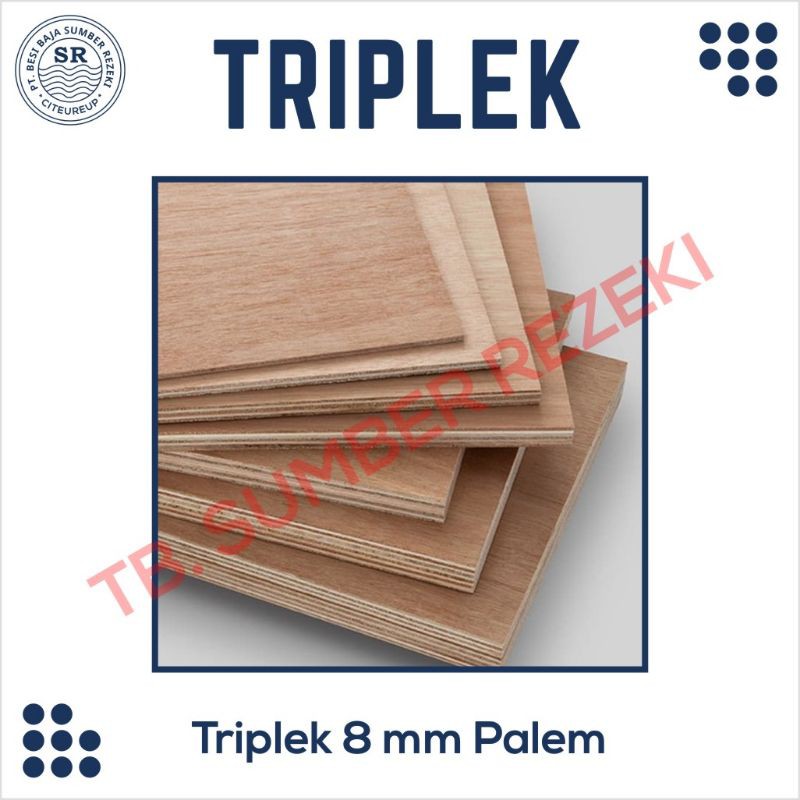 Jual TRIPLEK 8 MM PALEM | Shopee Indonesia