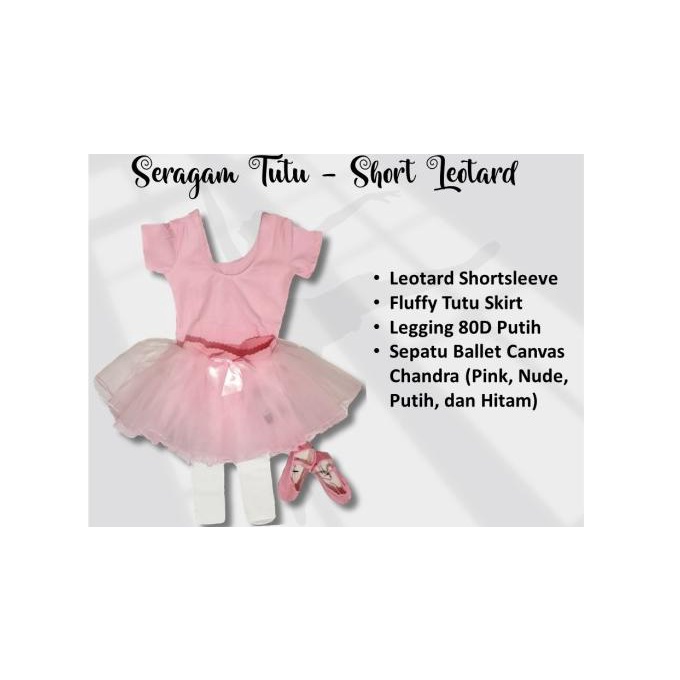 Jual Seragam Ballet Tutu: Leotard+Rok Tutu Fluffy+Stocking+Sepatu ...