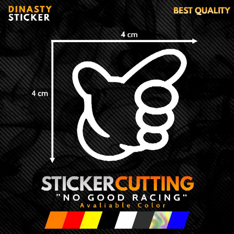Jual STICKER STIKER CUTTING LOGO NO GOOD RACING MOBIL JDM Indonesia ...