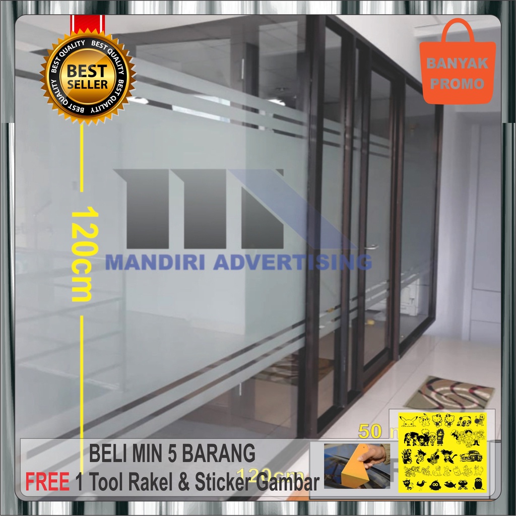 Jual STIKER KACA SANBLAST / STICKER KACA BURAM / STIKER KACA JENDELA ...