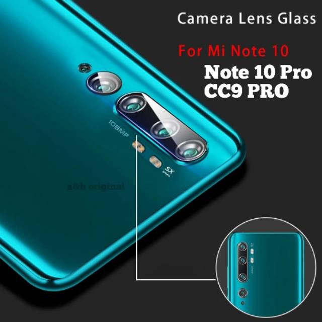 Jual Soft Tempered Glass Back Camera Kamera - Xiaomi Mi Note 10 Pro CC9 PRO | Shopee Indonesia