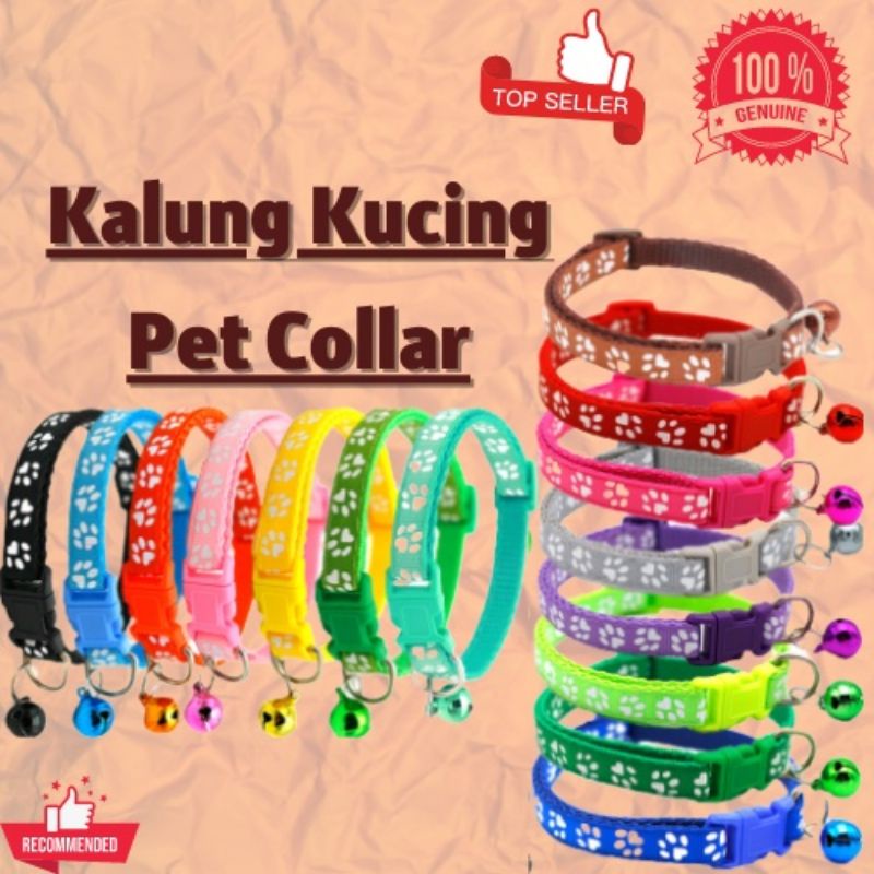 Jual Kalung Kucing Paw Pet Collar Warna Senada - Kendari | Shopee Indonesia