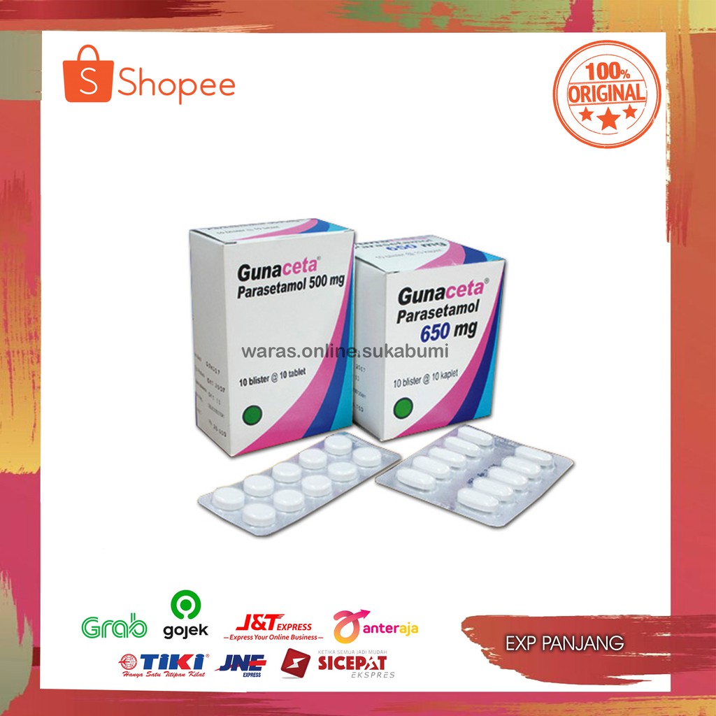 Jual Gunaceta 650mg - Box isi 10 strip | Shopee Indonesia