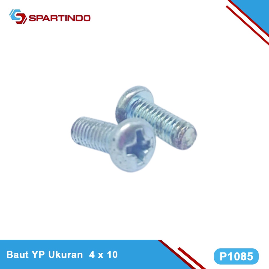 Jual Baut JP Baut Kepala Bulat M4 (4 x 10 mm) Sekrup Skrup Mesin Kepala Pan Baut Bolt Jp Yp Pan ...