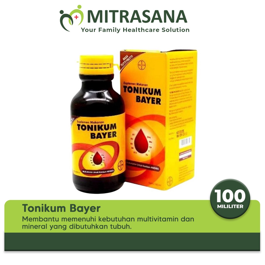 Jual Tonikum Bayer 100 mL - Multivitamin Penambah Darah | Shopee Indonesia