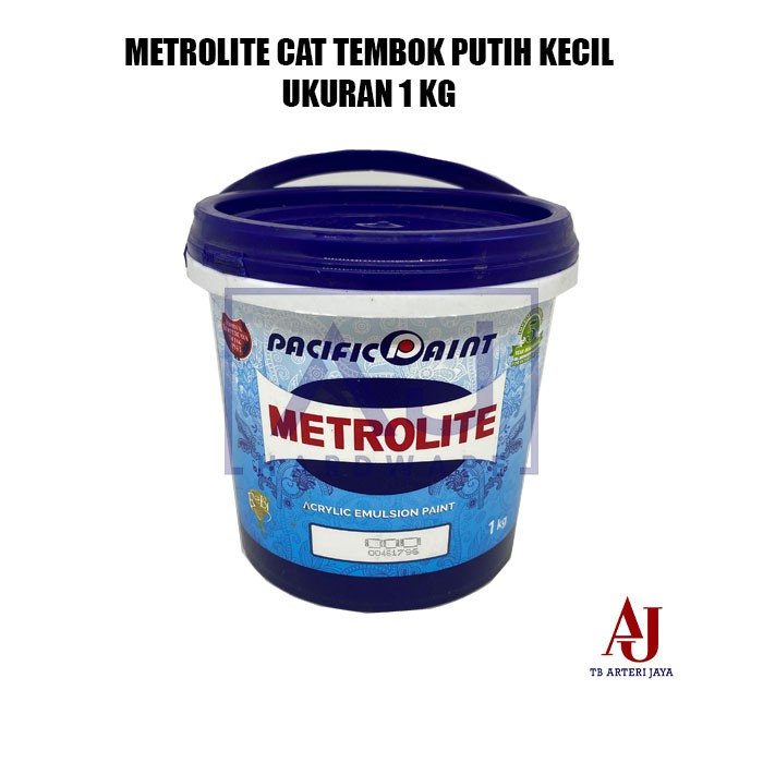Jual Cat Tembok Putih Ukuran 1 Kg Metrolite Atau Cat Dinding Putih ...