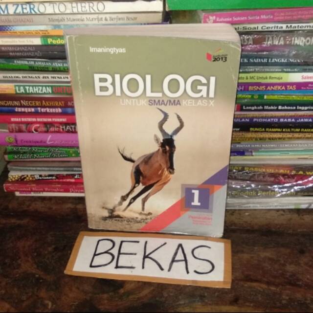 Jual Buku Biologi kelas 10 X 1 SMA Erlangga Kurikulum 2013 Revisi Kelompok Peminatan ...