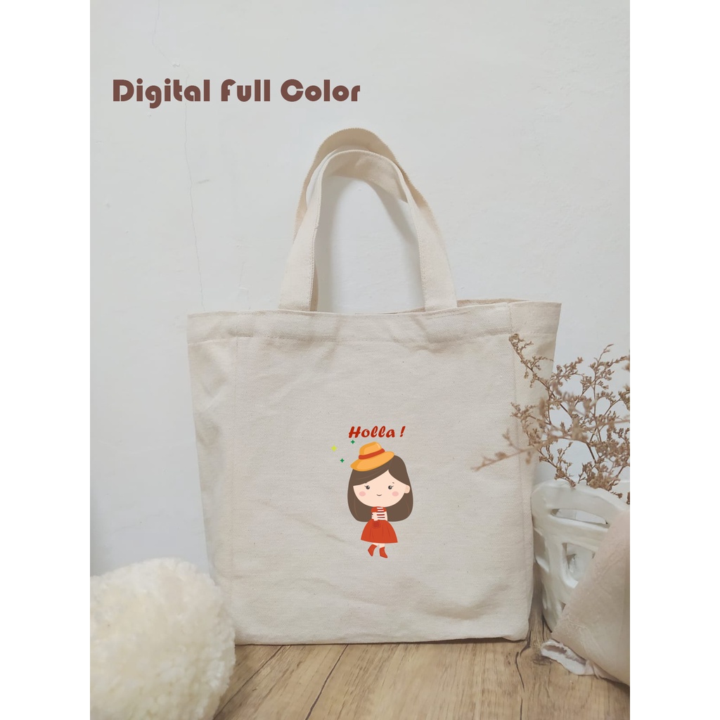 Jual Tas Custom Sablon Digital Gambar Logo Design Untuk Tote Bag ...