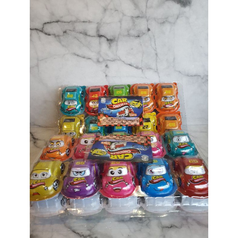 Jual Permen Cemilan Jajanan Coklat Jadul Mobil Cars Lucu Murah (isi 20 ...