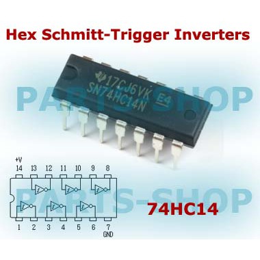 Jual 74HC14N 74HC14 7414 IC TTL Hex Schmitt-Trigger Inverter buffer 74HC14D Indonesia|Shopee ...