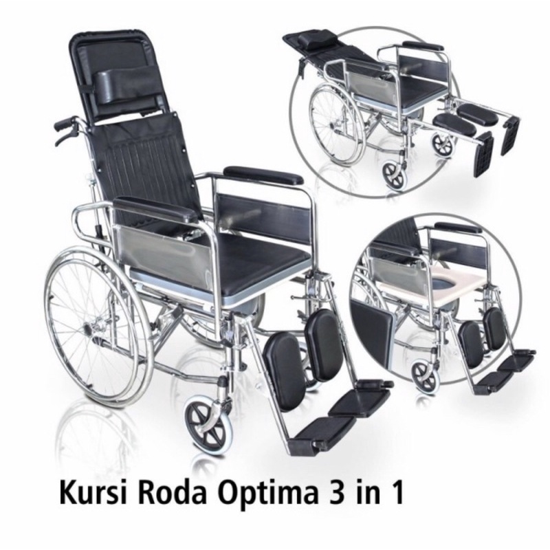 Jual Kursi Roda Optima 3 in 1 Onemed | Shopee Indonesia