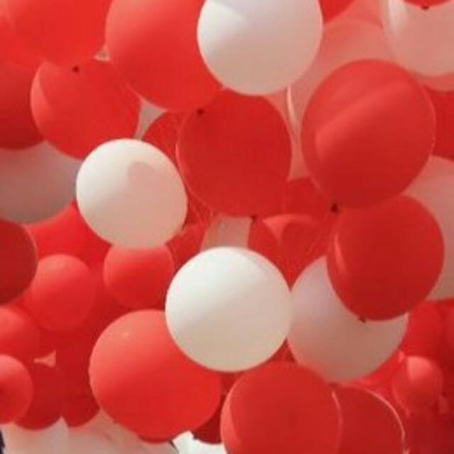 Jual BALON MERAH PUTIH POLOS 17 AGUSTUS BIJIAN Indonesia|Shopee Indonesia