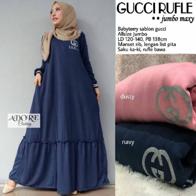 Model Baju Gamis Gucci
