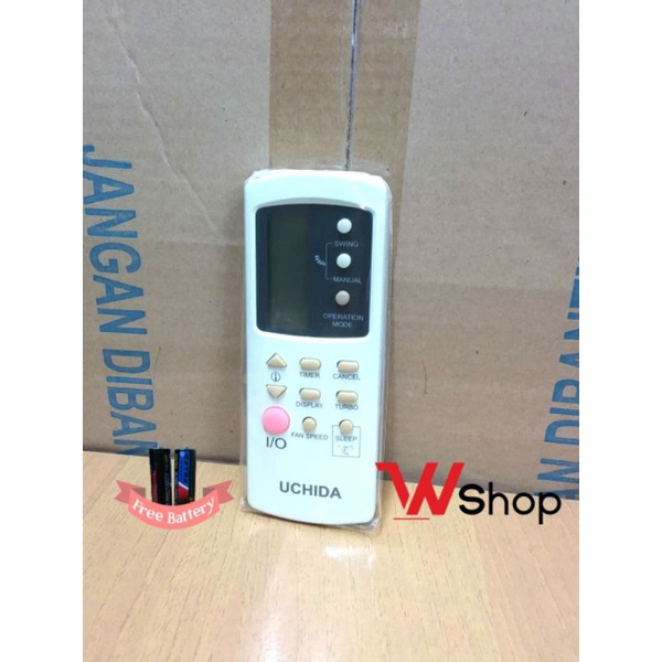 Jual REMOT REMOTE AC UCHIDA ORIGINAL - Air Conditioner | Shopee Indonesia