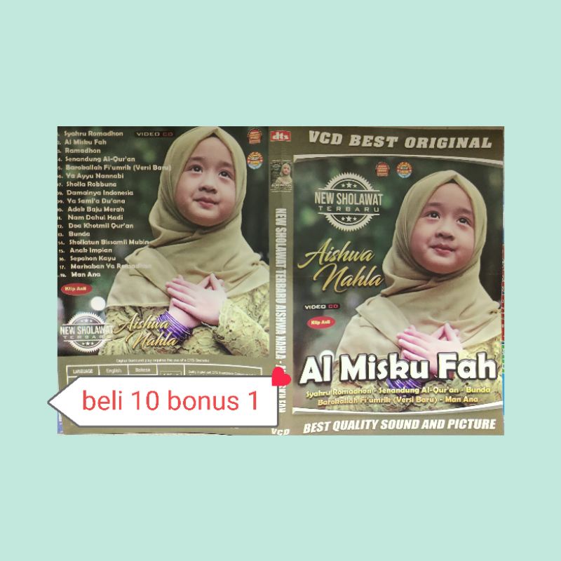 Jual Kaset Lagu Anak Sholawat Aishwa Nahla Al misku Fah | Shopee Indonesia