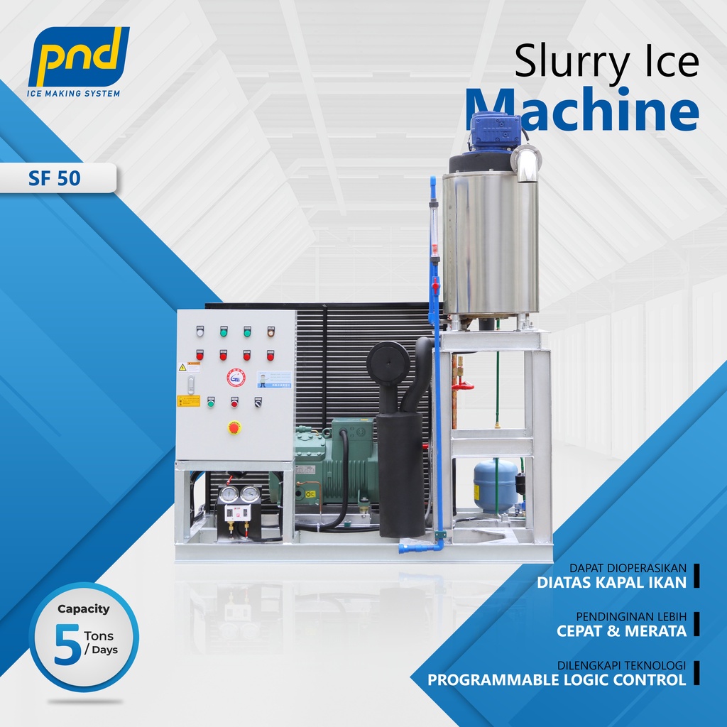 Jual Mesin Pembuat Es Slurry | Slurry Ice Machine | Kapasitas 5 Ton ...