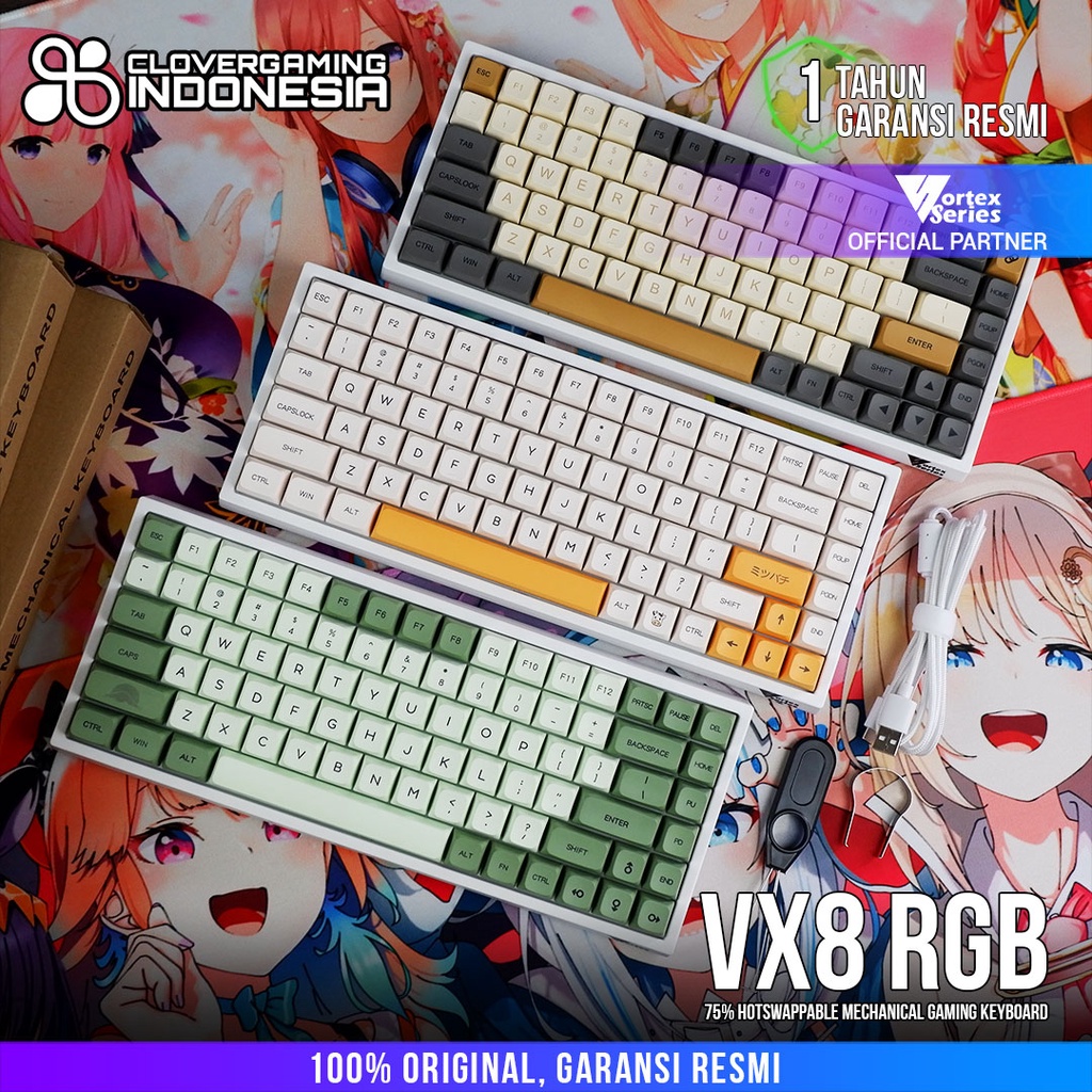 Jual VortexSeries VX8 Hotswappable - Mechanical Gaming Keyboard ...
