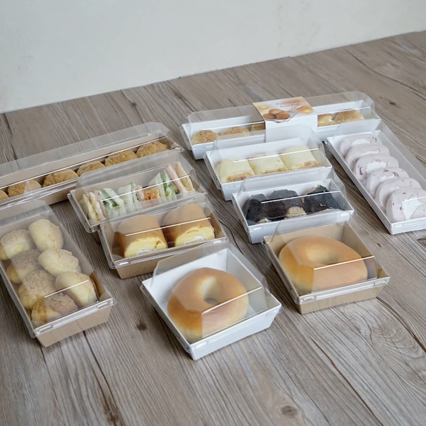 Jual Mini Cake Box / Kotak Kue Mini Warna Kraft Putih dengan Tutup ...