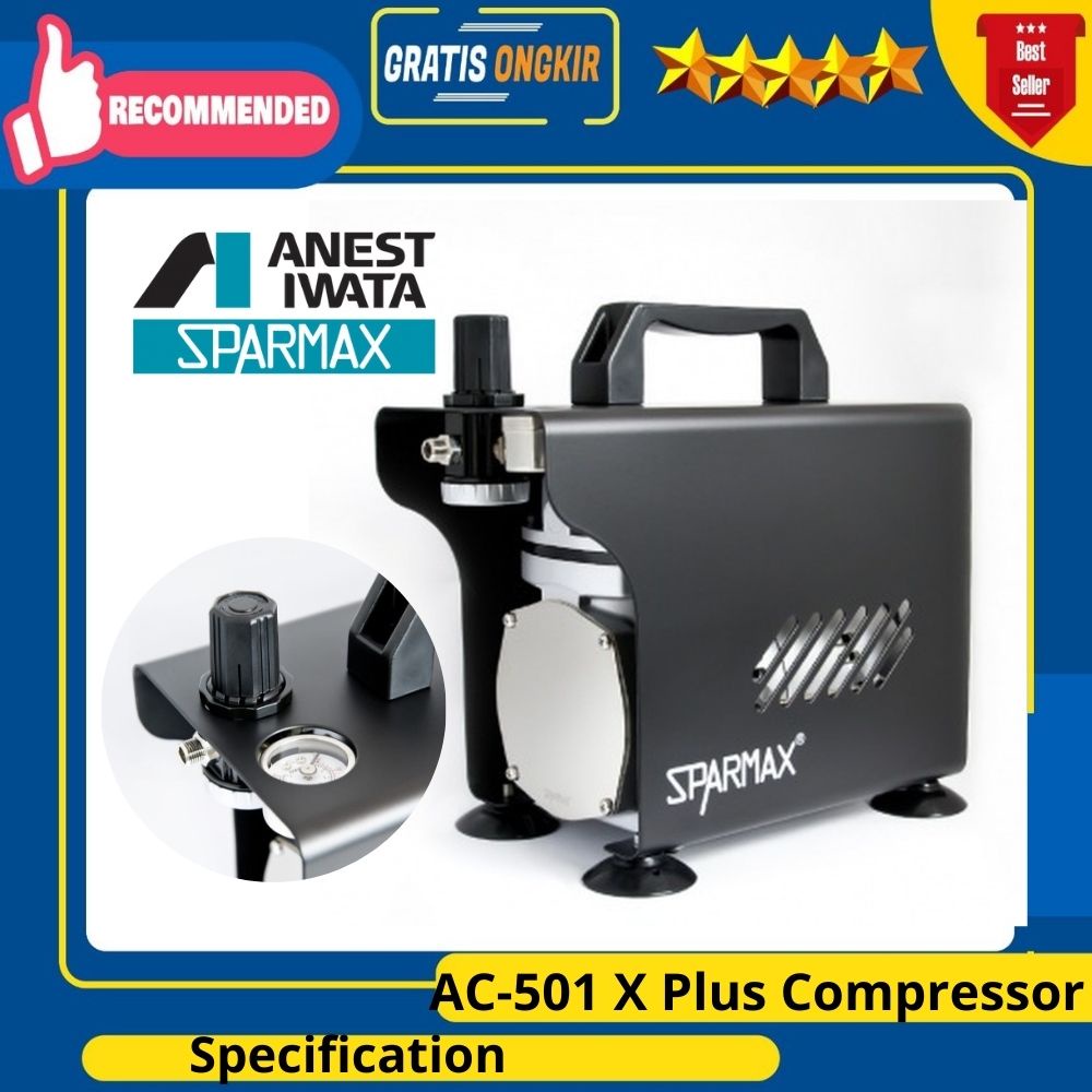 Jual COMPRESSOR SPARMAX AC-501X PLUS - KOMPRESOR AIRBRUSH GUNDAM HG MG ...