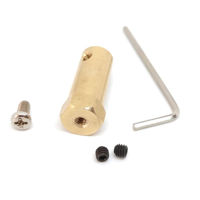 Jual Coupling 30mm untuk Roda Smartcar Besar ke Shaft Motor Gearbox 4mm ...