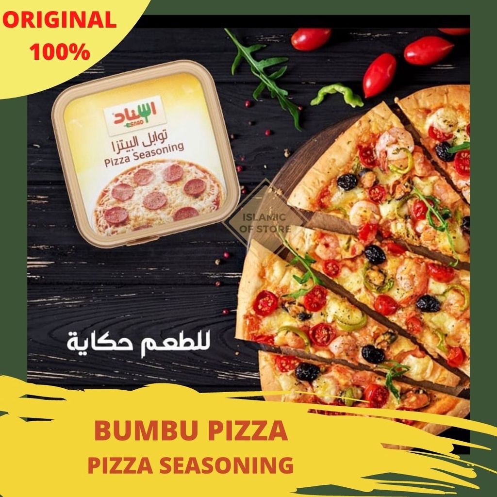 Jual BUMBU PIZZA / SAUCE PIZZA ESNAD PIZZA SEASONING 200 GR KHAS ARAB ...