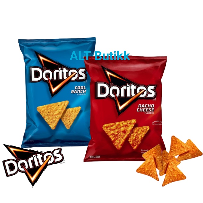 Jual DORITOS NACHO CHEESE | COOL RANCH | TORTILLA CHIPS | (198 gram ...