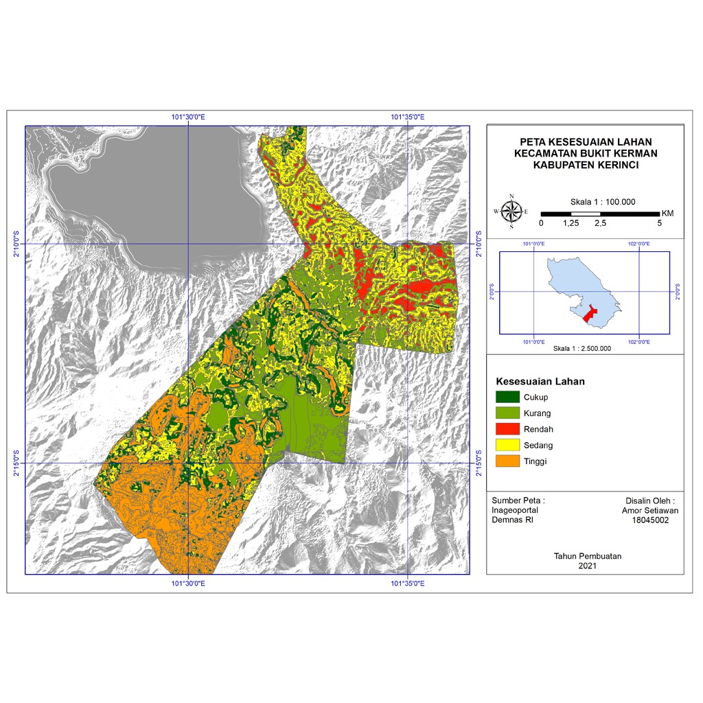 Pembuatan Peta Topografi Kelas Lereng Youtube - vrogue.co