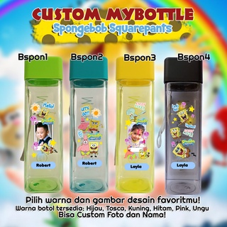 Jual Custom Botol Minuman - 2in1 & My Bottle - Gambar Spongebob ...
