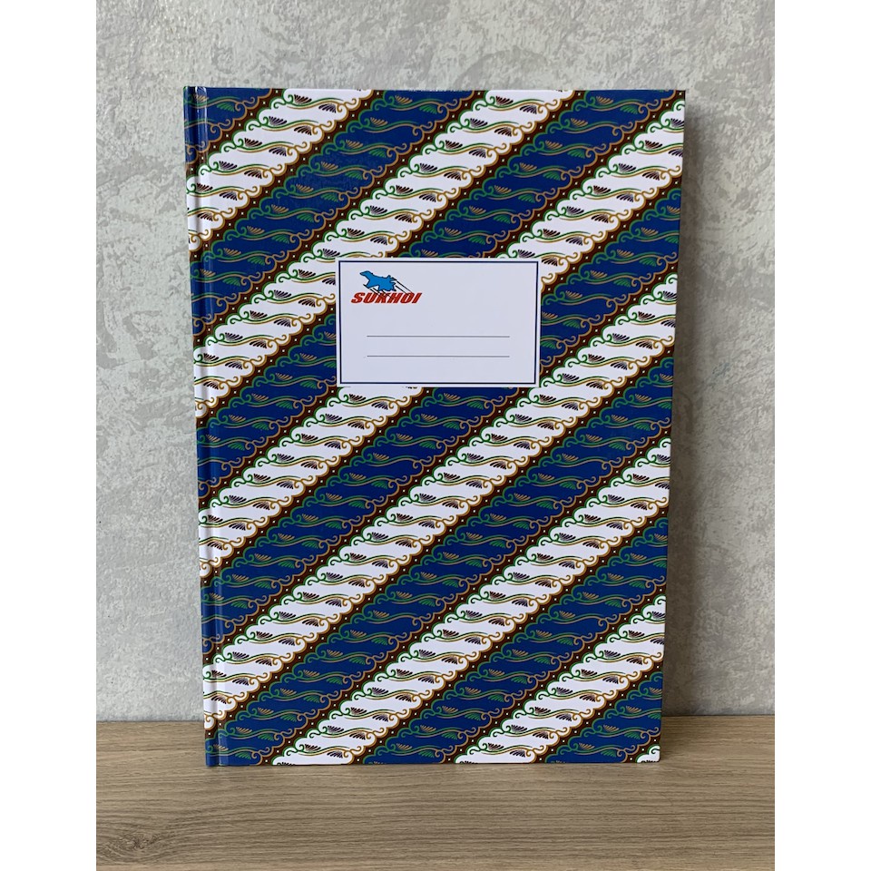 Jual BUKU TULIS HARD COVER UKURAN FOLIO ISI 100 LEMBAR MERK SUKHOI ...