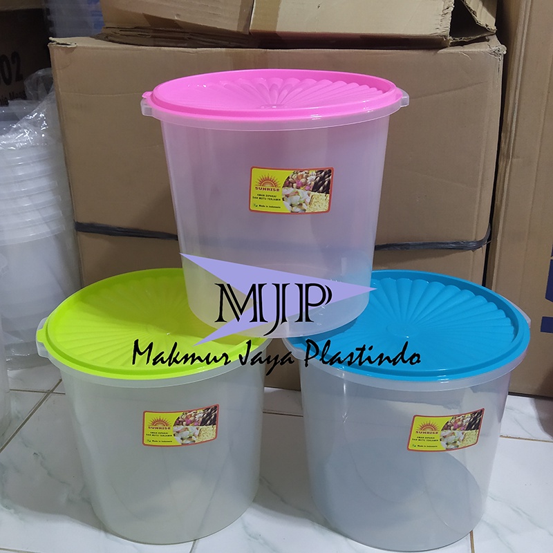 Jual Toples Plastik 5 Liter Cocok Untuk Tempat Kerupuk Kue Kering Beras Minuman ES DLL | Shopee ...