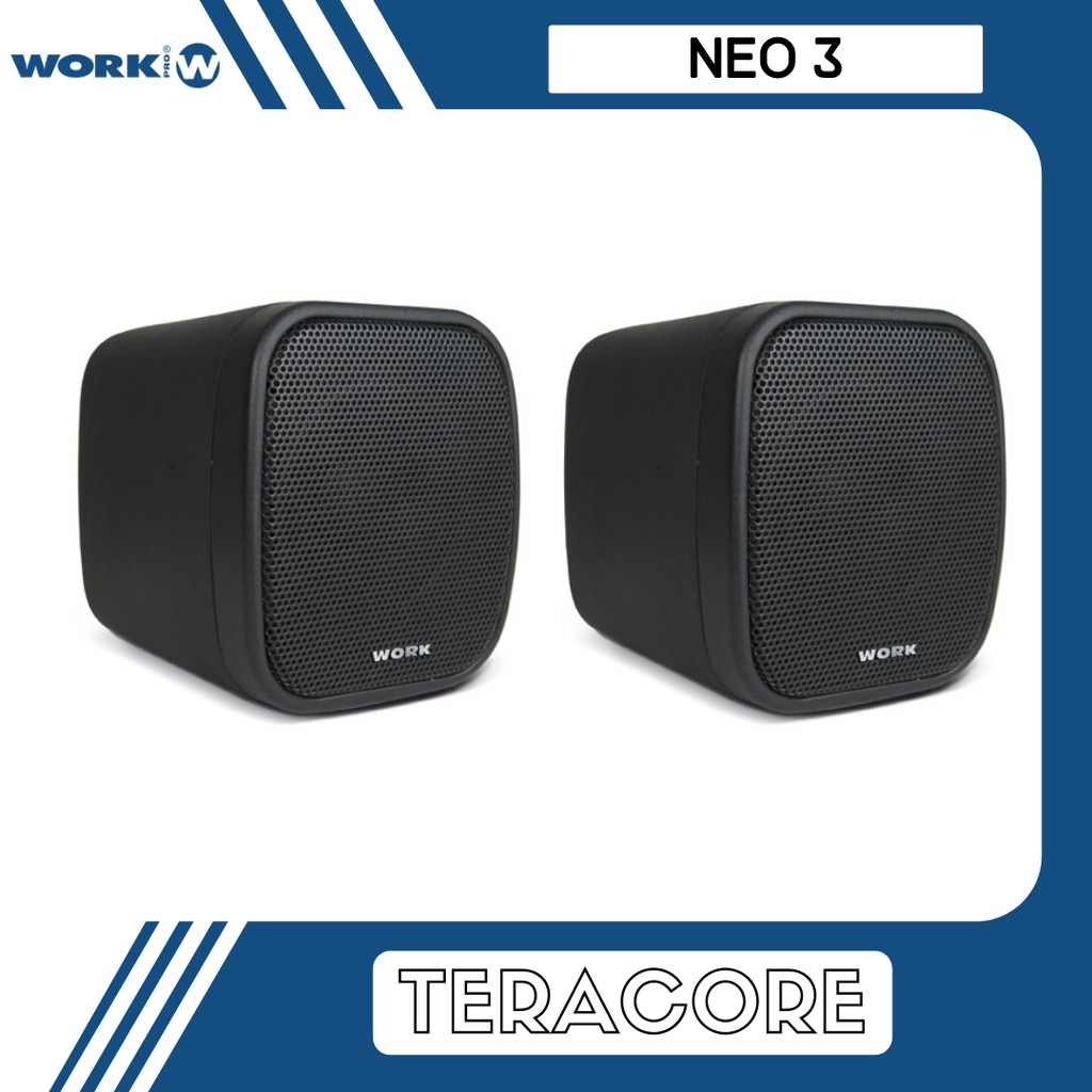 Jual Work Pro Neo 3 Line NEO3 NEO-3 Speaker Tembok Wall Mount Kecil Passive | Shopee Indonesia