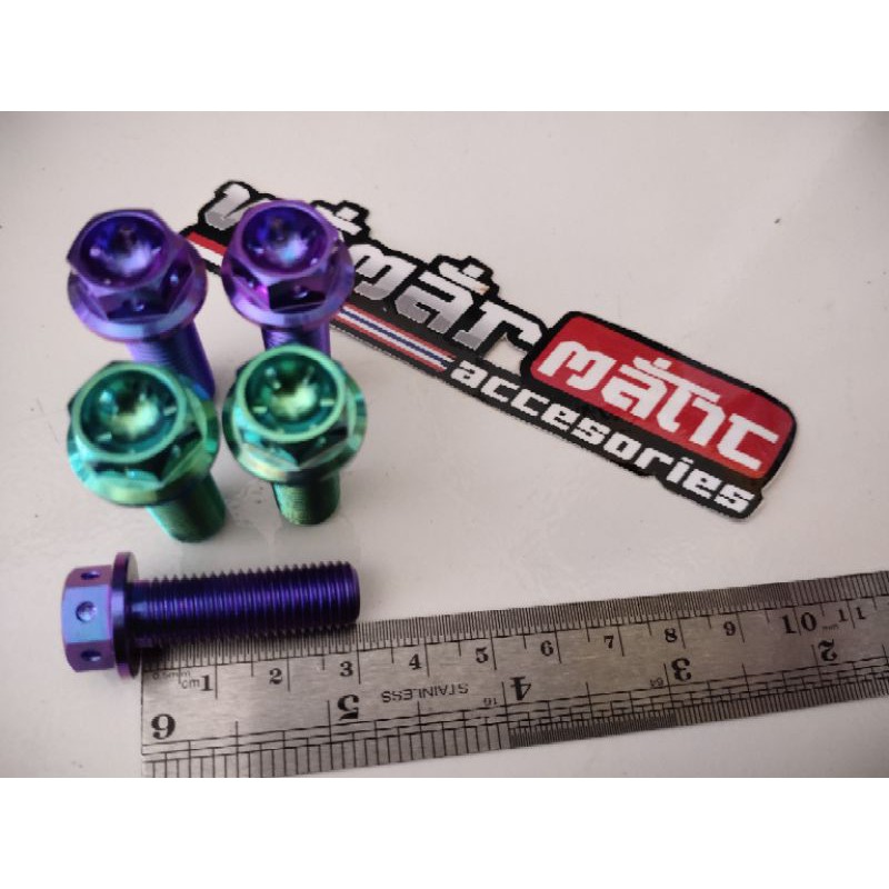 Jual Baut titanium 14 M10x30cm | Shopee Indonesia