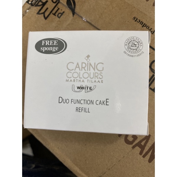 Jual Caring Colours UV White Duo Fuction Cake Refill 03 Natural Glow ...