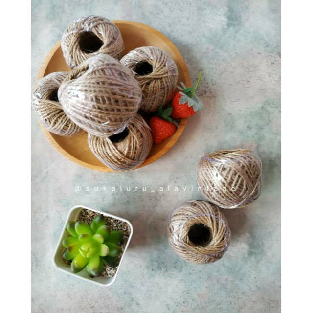 Jual Tali Goni Benang Rami Roll Serat Alam Untuk Bahan Kerajinan ...