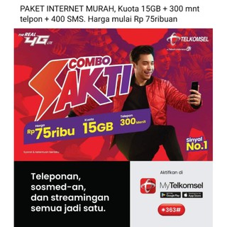 Jual PROMO PAKET COMBO SAKTI TELKOMSEL | Shopee Indonesia
